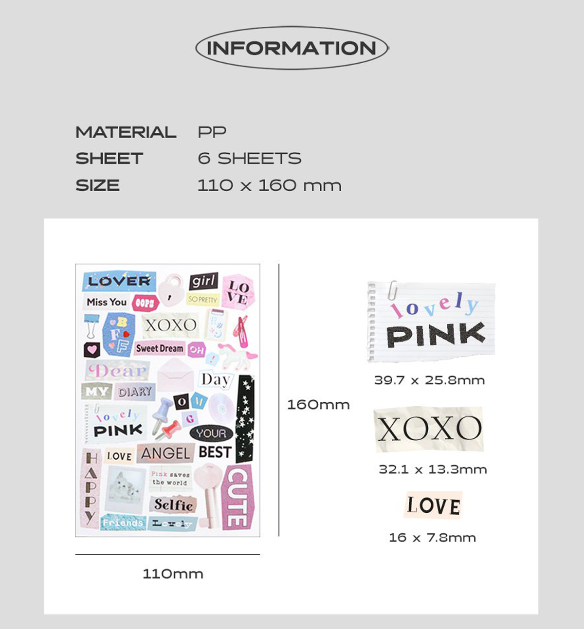 Magazine Collage Sticker Pack