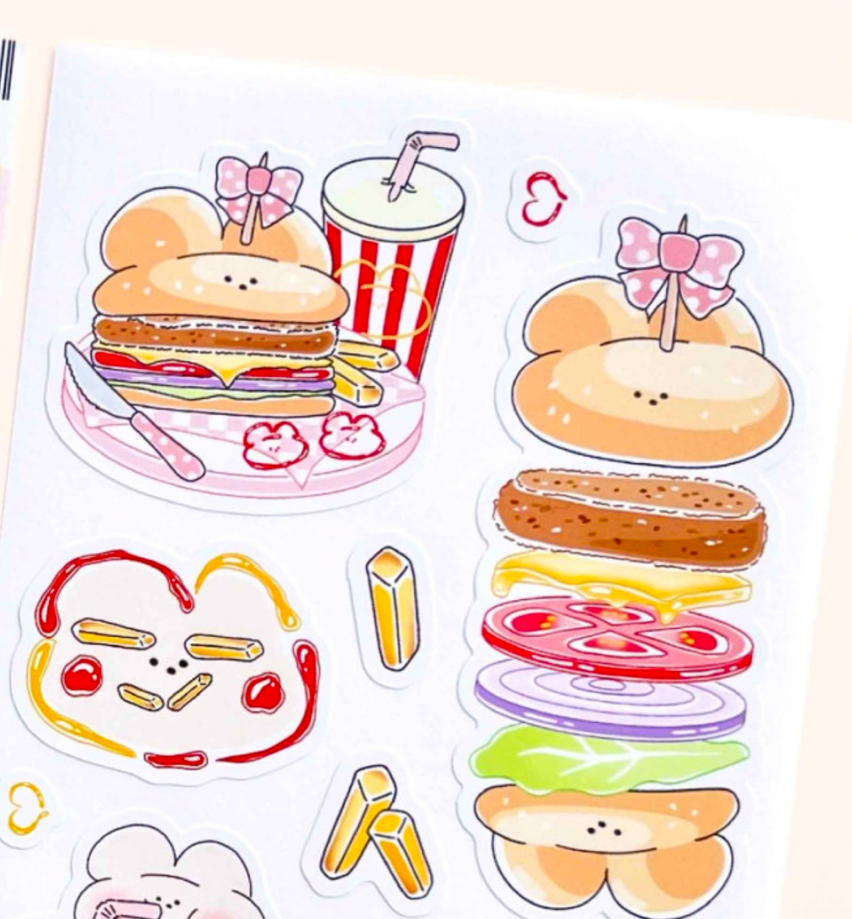 Hamburger Seal Sticker