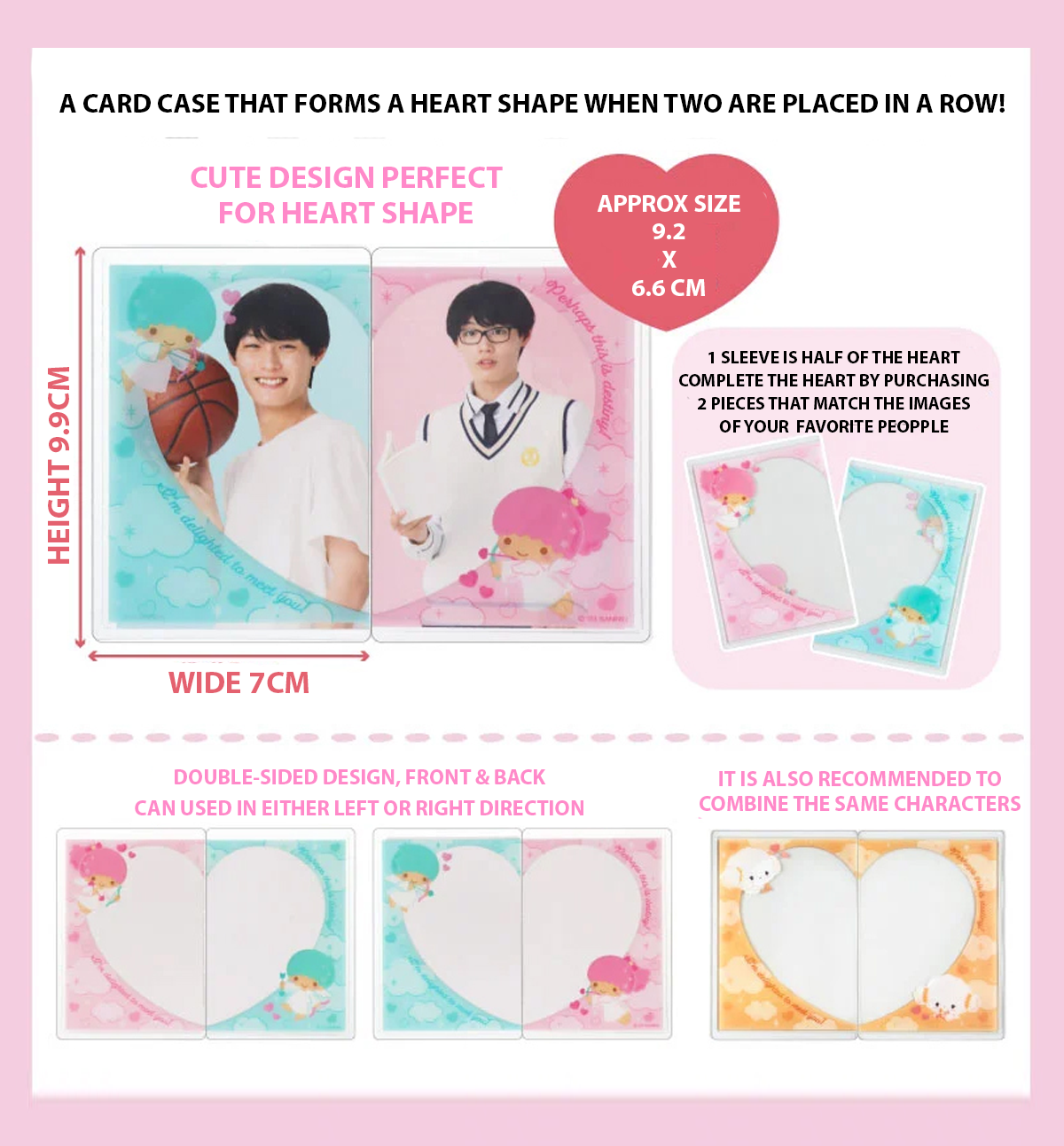 Sanrio Enjoy Idol Heart Photocard Case [12 Designs]