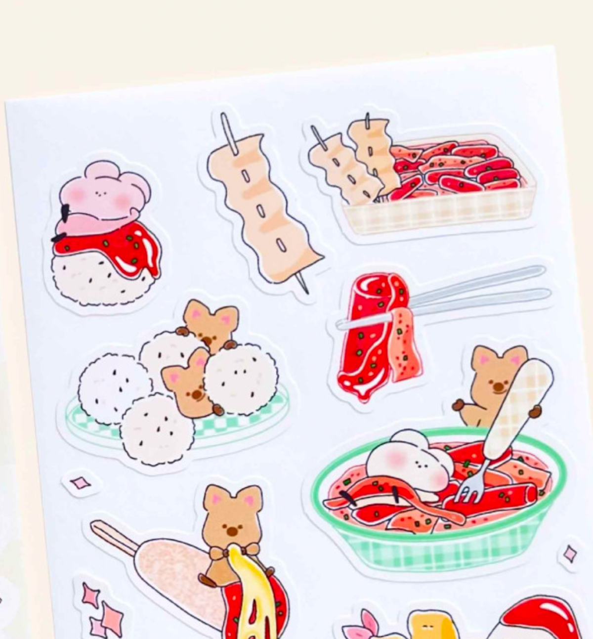 Tteokbokki Seal Sticker