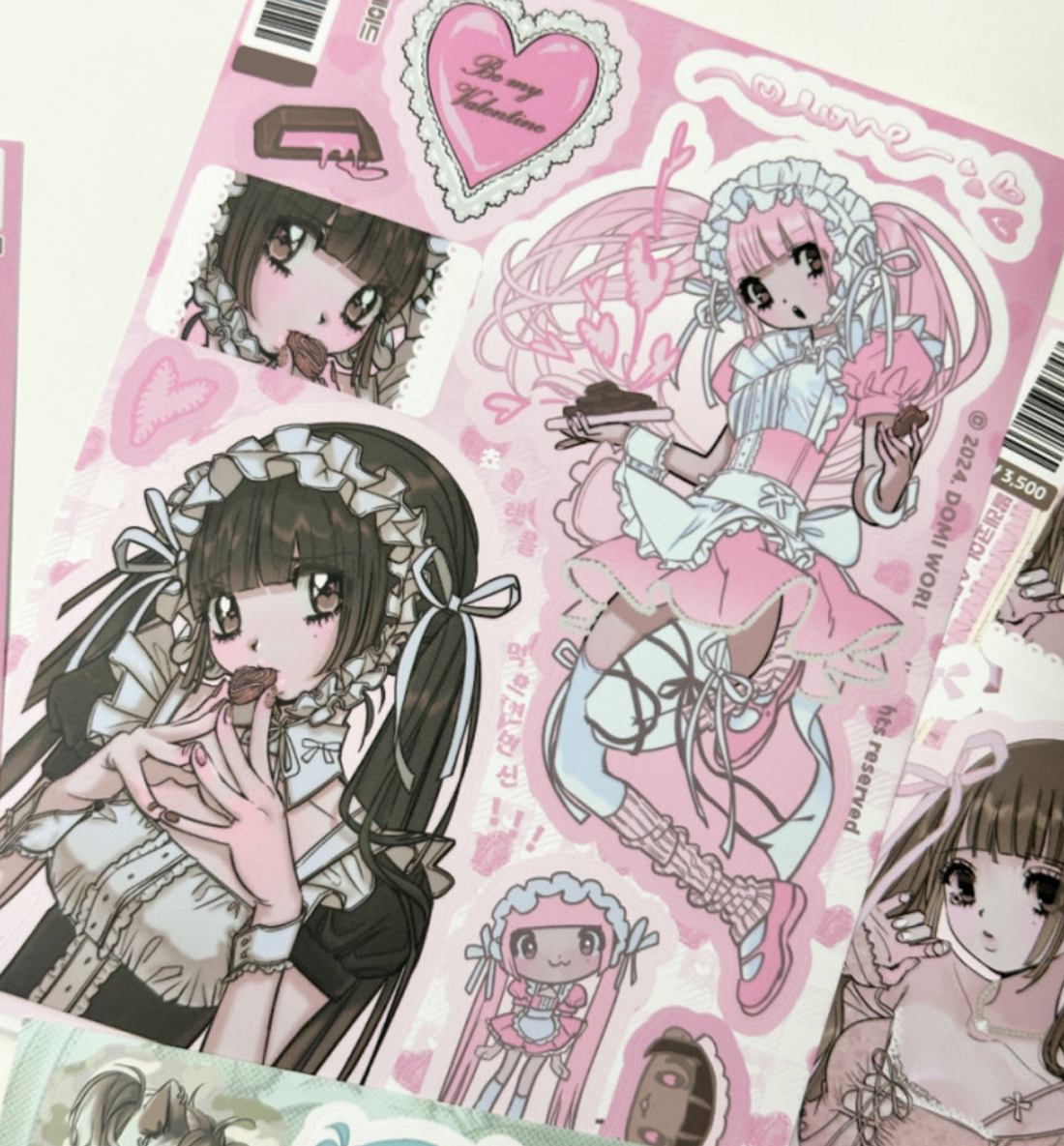 Domi World Chocolate Maid Sticker