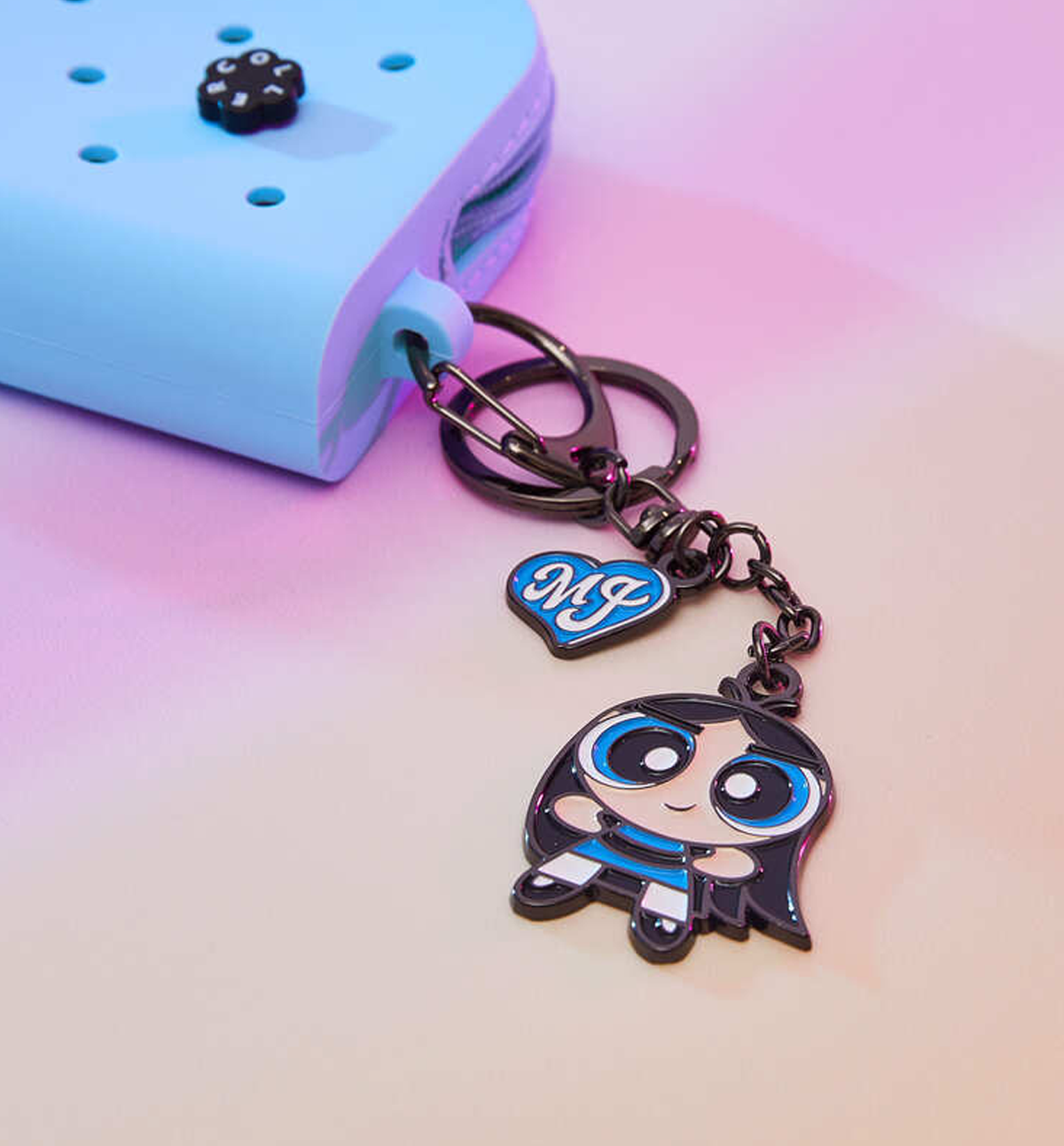 The PowerPuff Girl x NewJeans Metal Keyring [Limited Edition]
