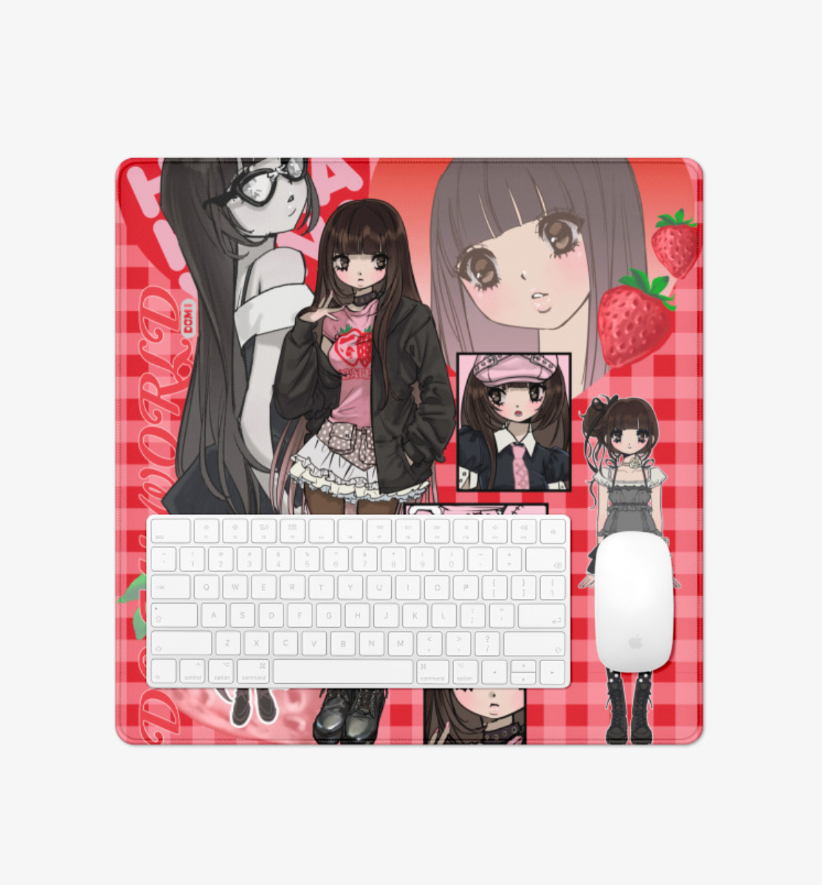 Domi World Desk Pad [Hana Gingham Check]