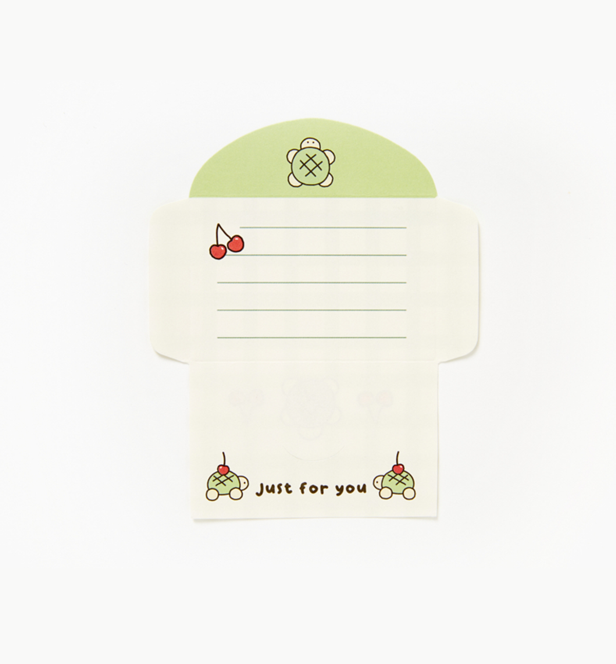 Turtle Letter Sticky Memo