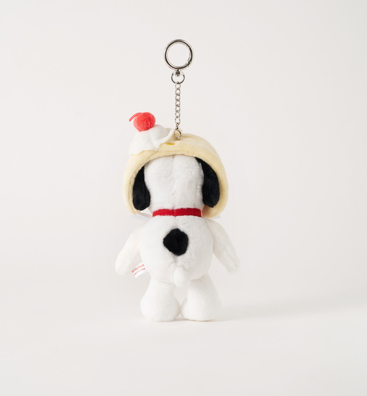 Peanuts Snoopy Vanilla Ice Cream Plush Keyring [16cm]
