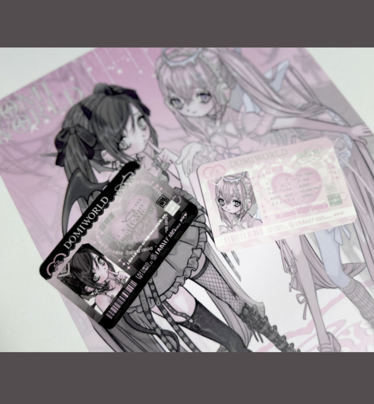 Domi World Death & Birth Photocard + Sticker Set