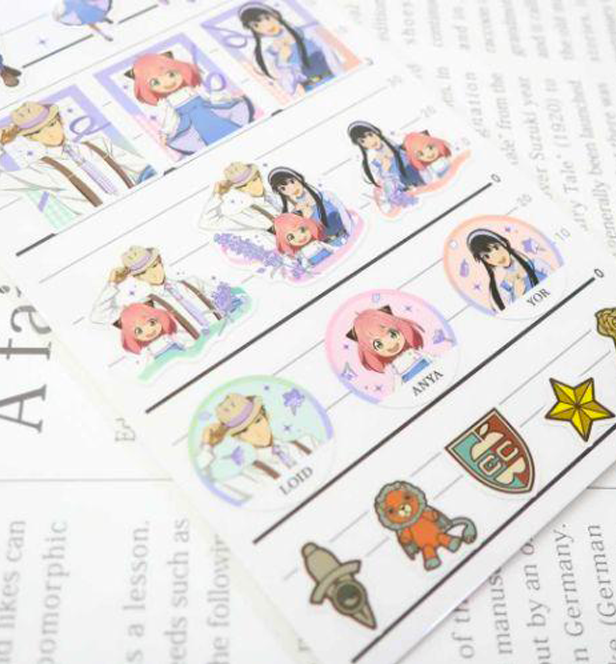 Spy x Family 4 Size Sticker