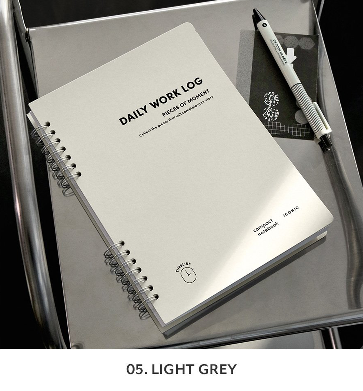 A5 Compact Daily Work Log Notebook [4 Colors]