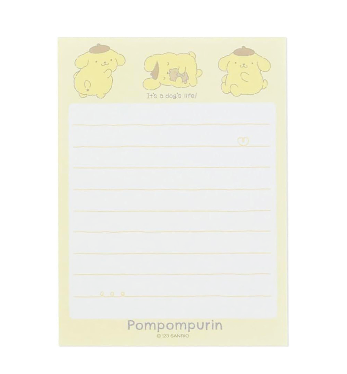 Sanrio Mini Letter Set [Pompompurin]
