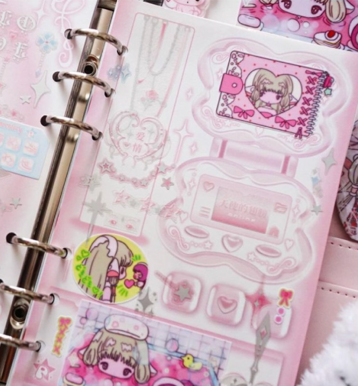 A6 Cyber Pink Paper Refill