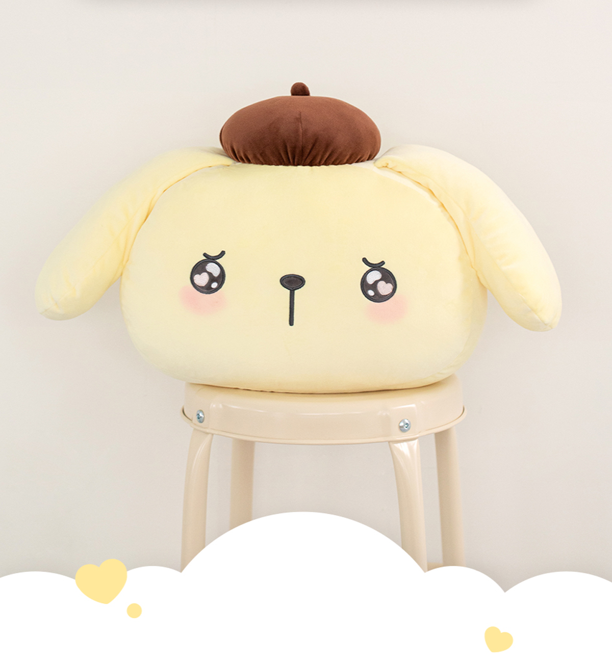 Pompompurin Face Cushion [Deeply From My Heart]