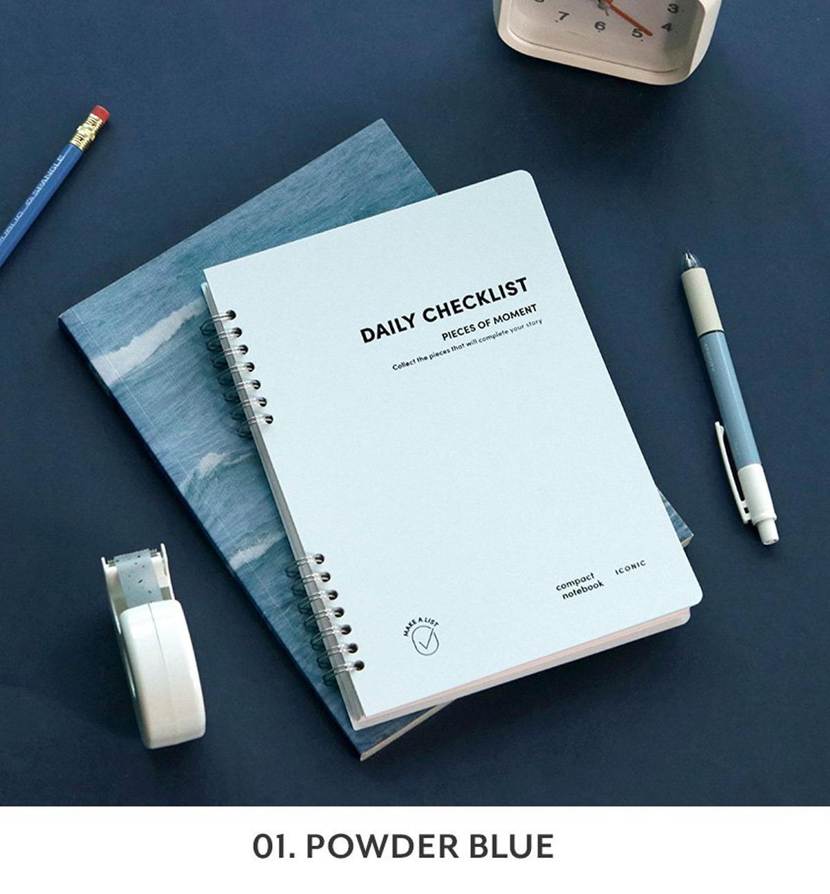 A5 Compact Daily Checklist Notebook [4 Colors]