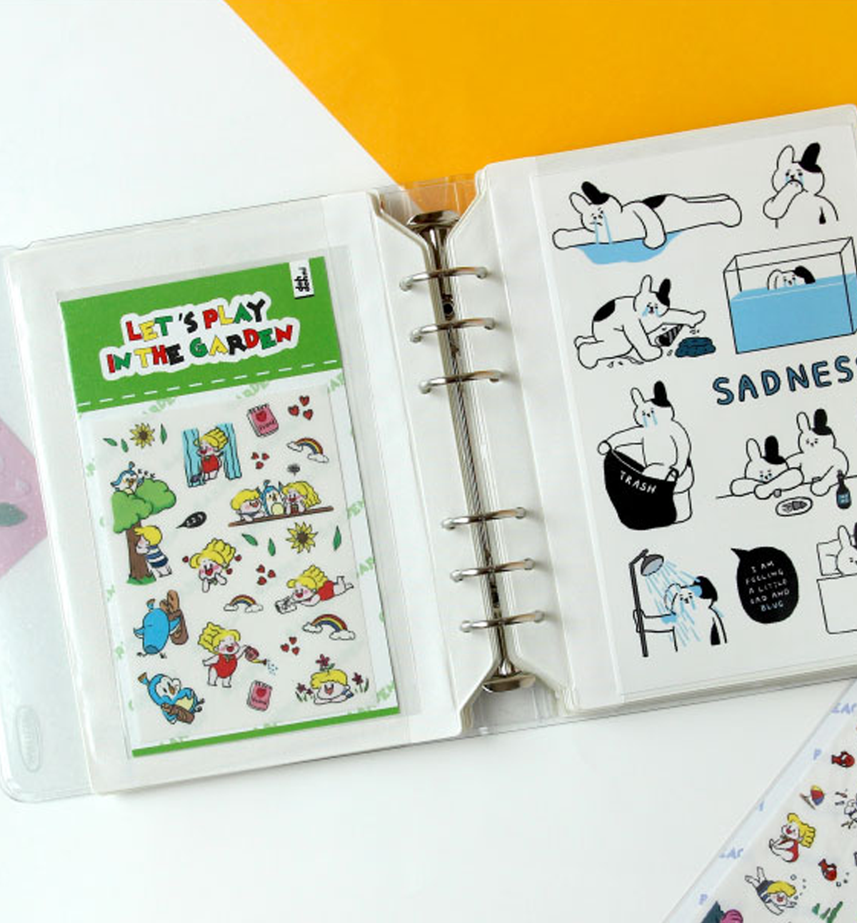 A6 Wide Sticker Pocket [L Size]