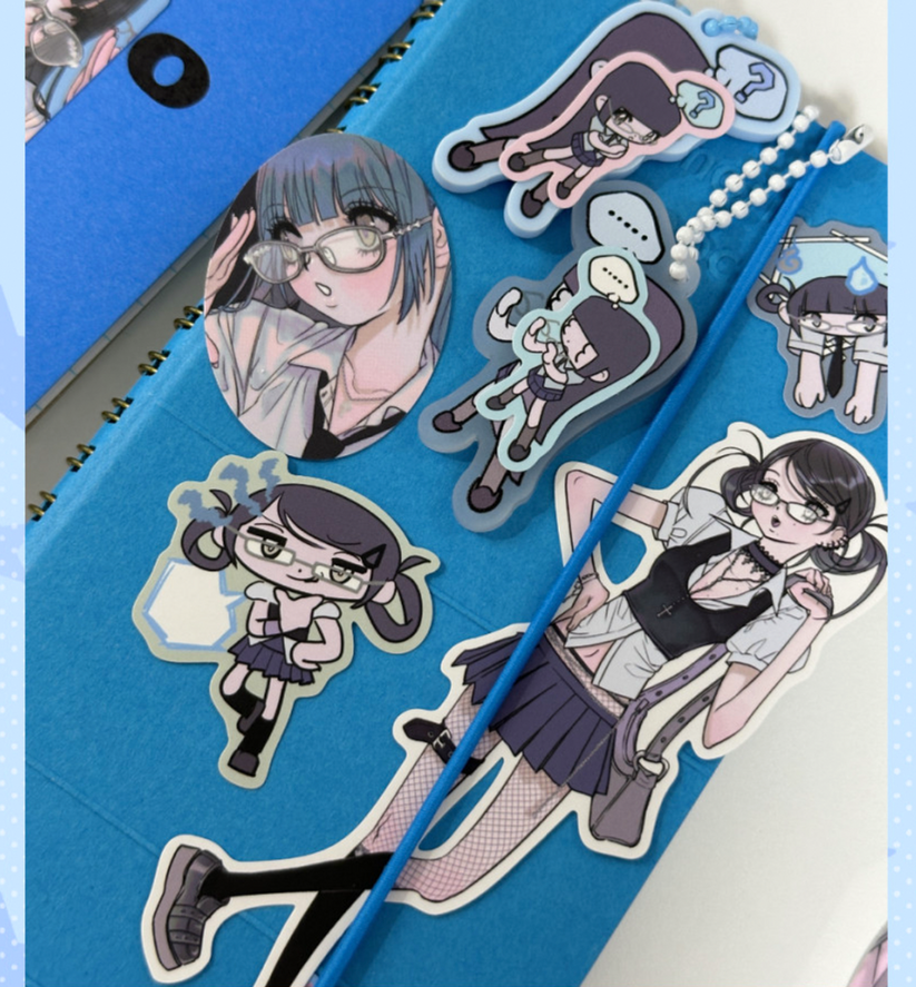 Domi World Geek Chic Sticker [9 Pieces]