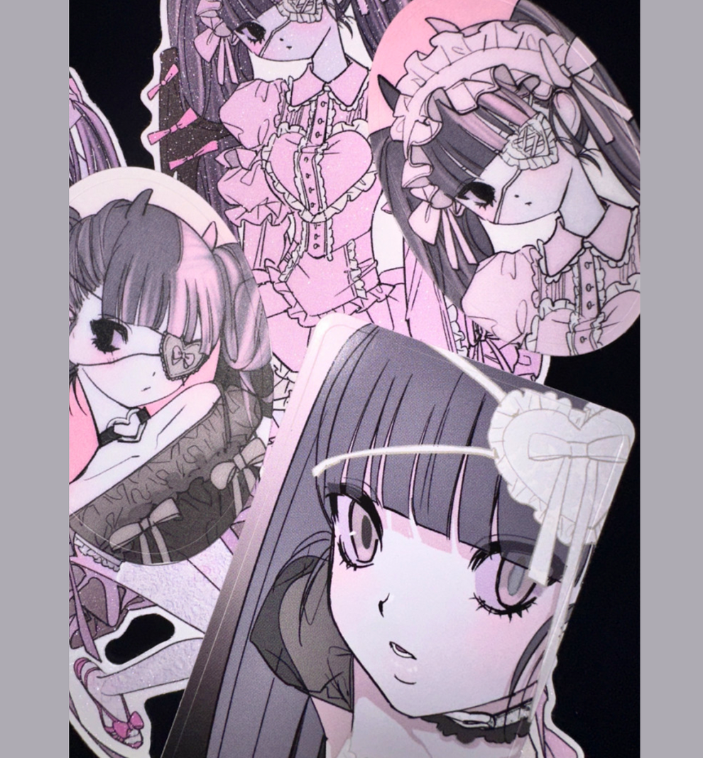 Domi World Ribbon Devil Sticker