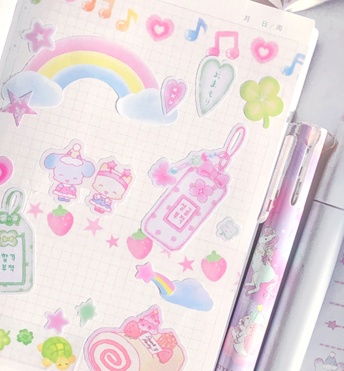 Cute Good Luck Charm Seal Sticker