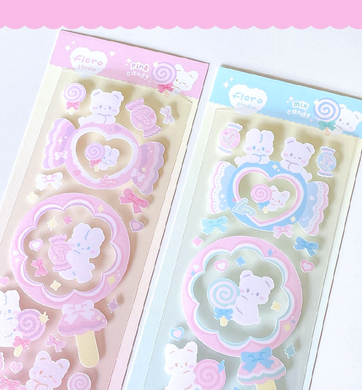 Candy Frame Seal Sticker