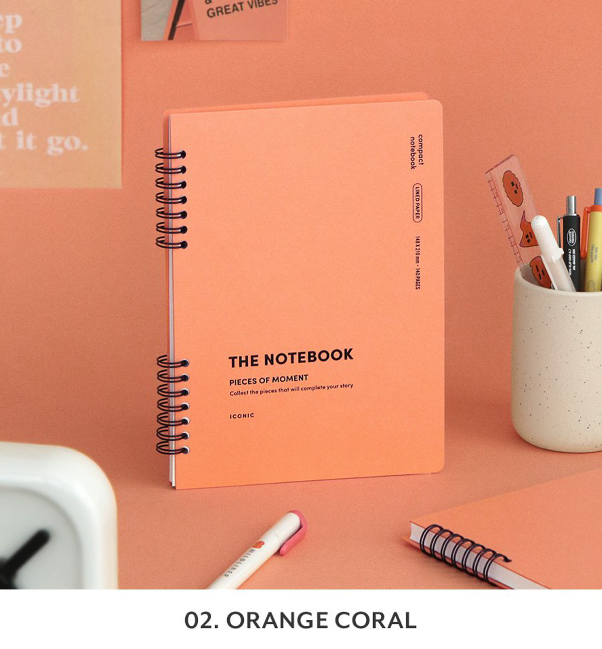 A5 Compact Line Notebook [4 Colors]