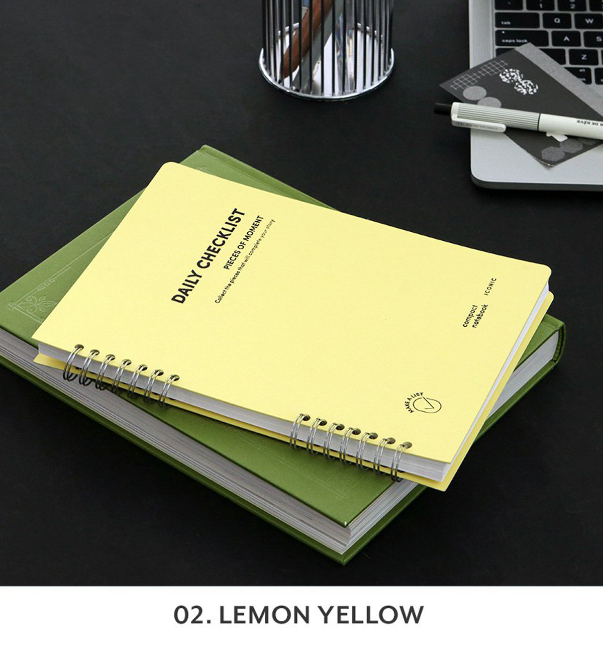 A5 Compact Daily Checklist Notebook [4 Colors]