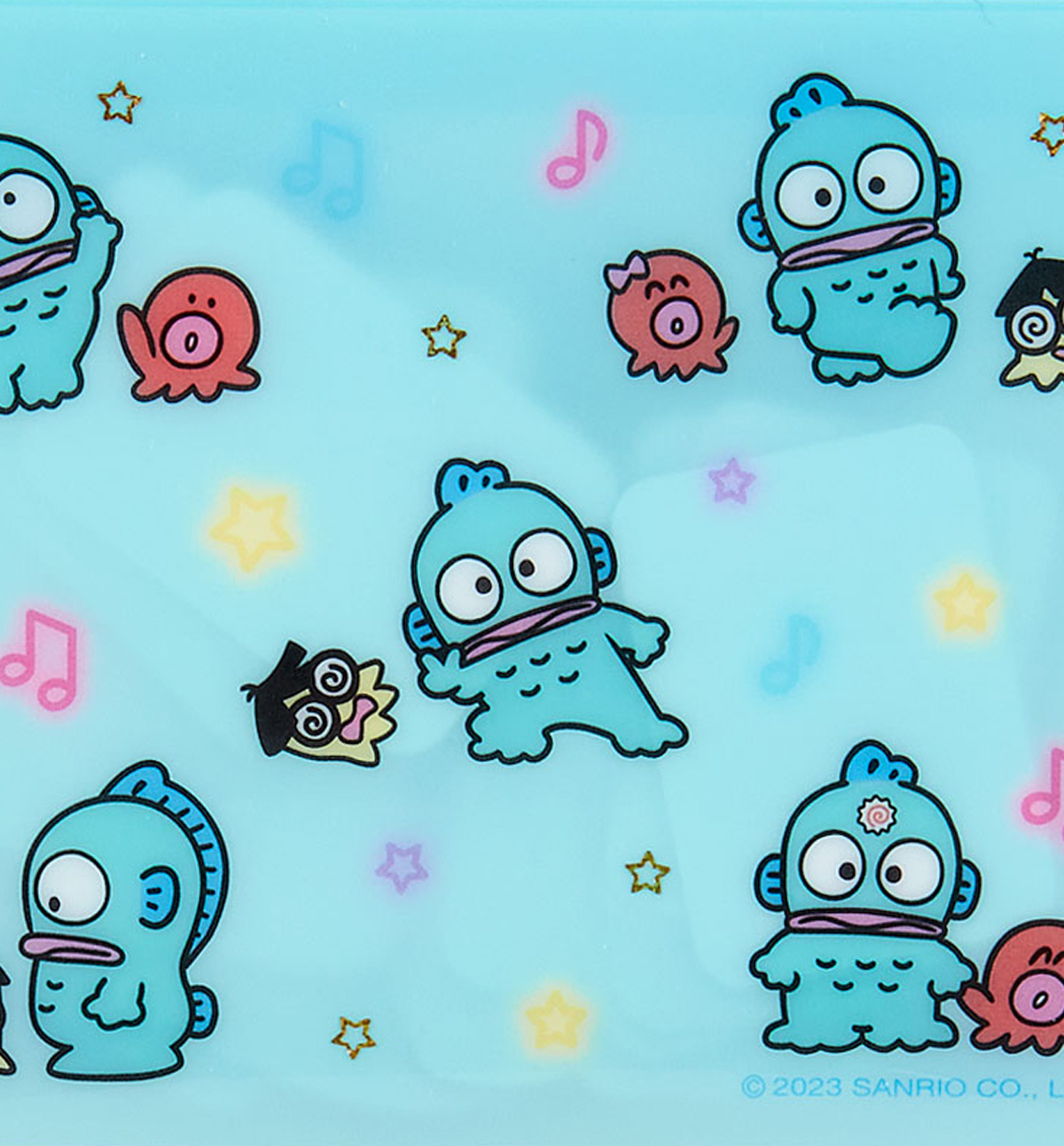 Sanrio 40 Sticker + 1 Case Set [Hangyodon]