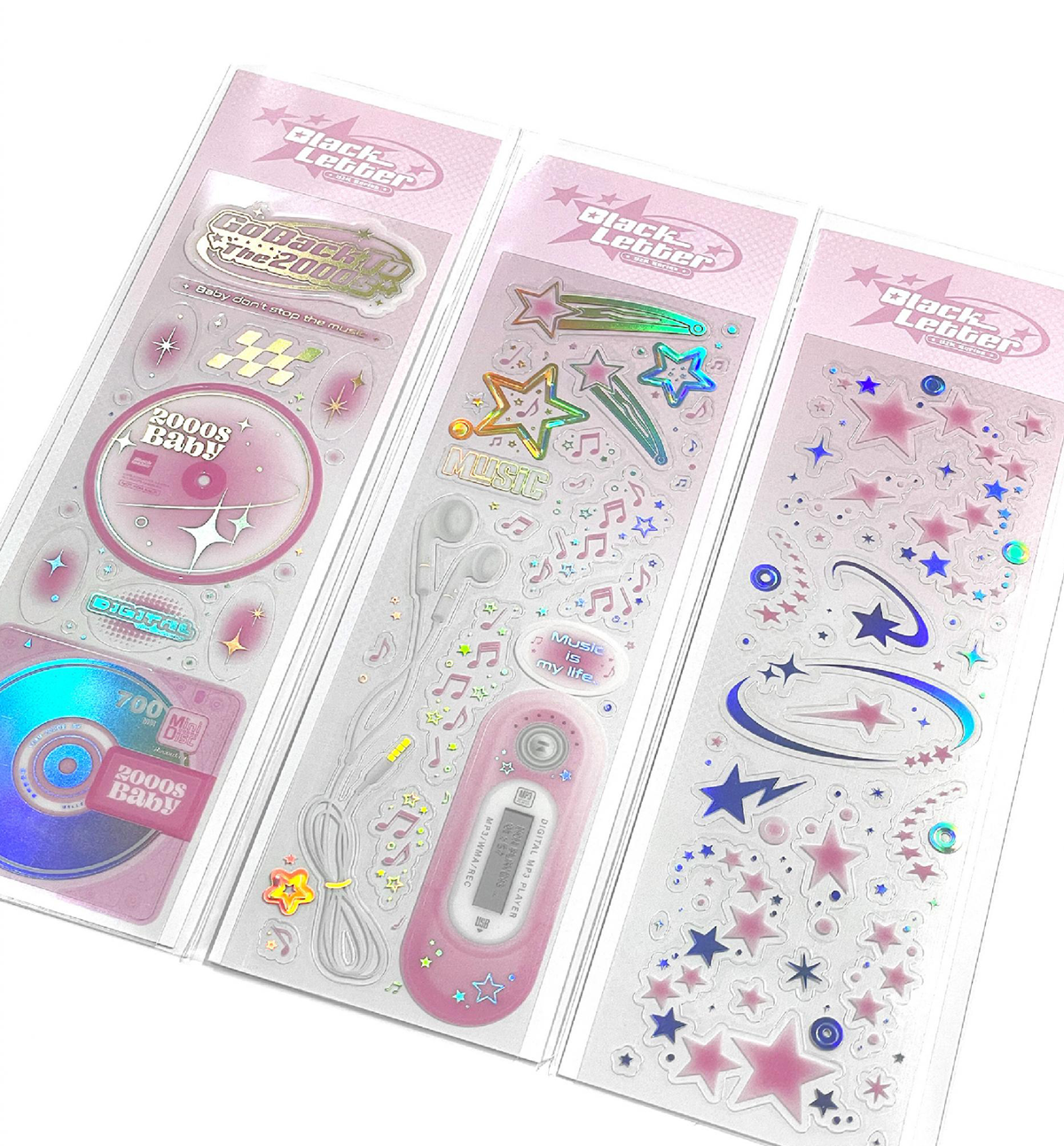 Y2K Music Seal Sticker