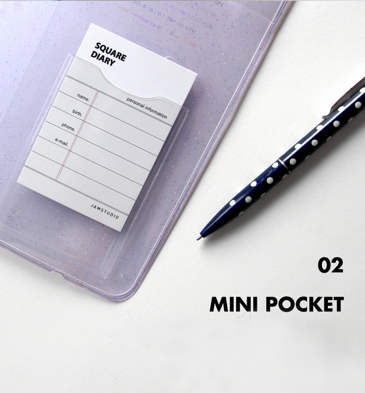 Square Diary Binder [A6 Wide]