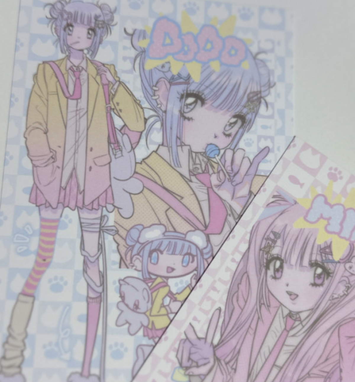 Domi World Dodo & Mimi Student Postcard Set