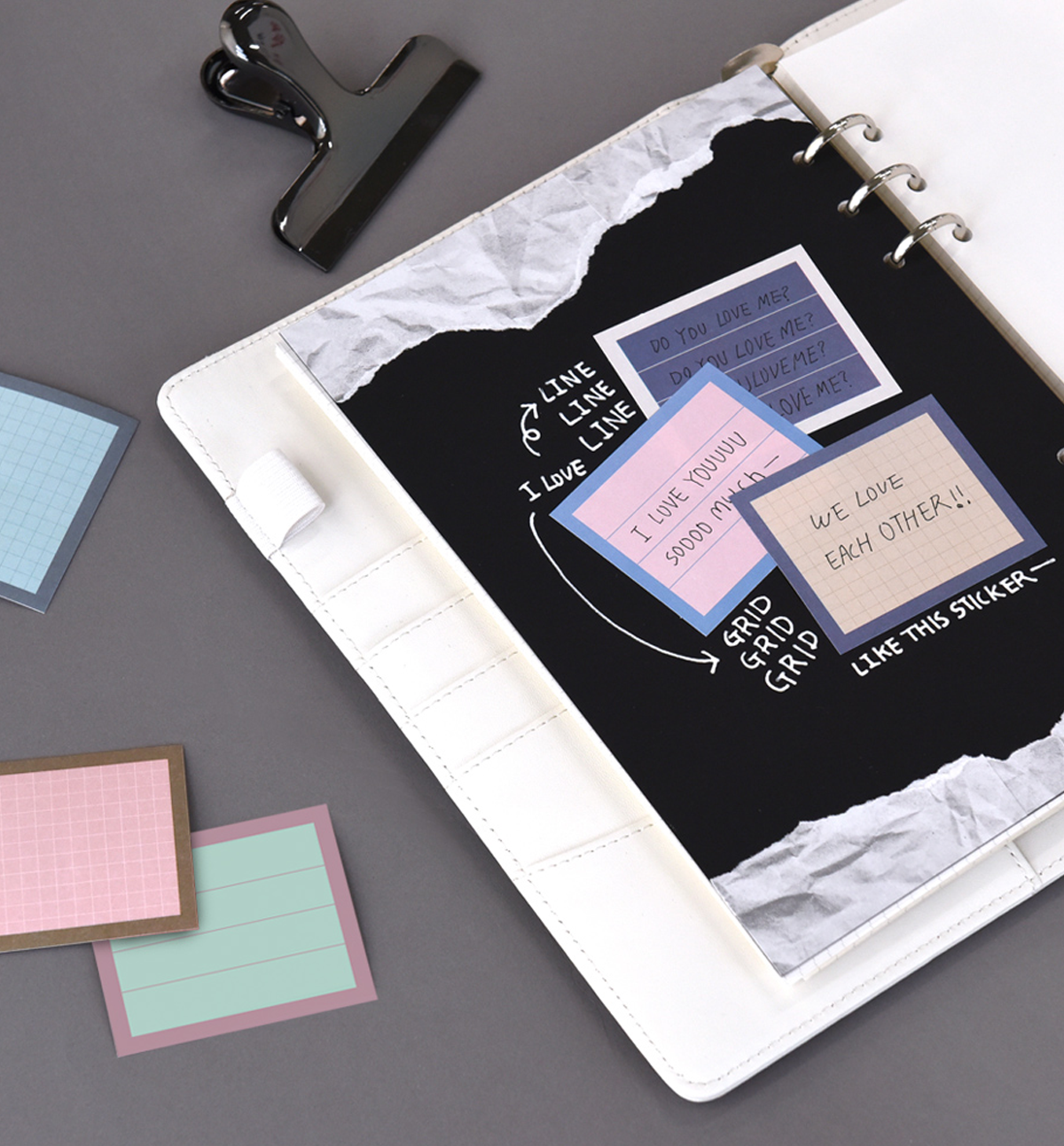 Line & Grid Sticker Pack [30 Stickers]