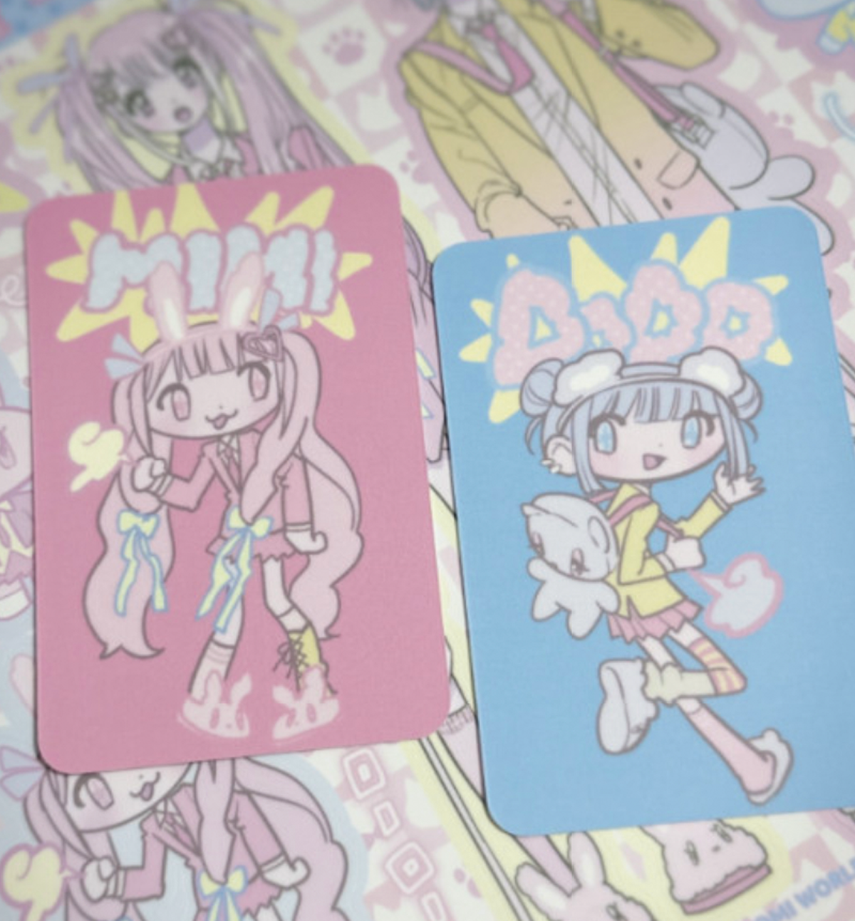 Domi World Dodo & Mimi Student Photocard Set