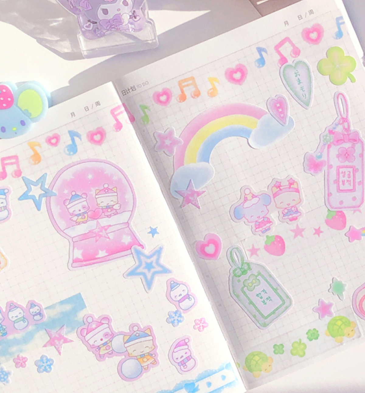 Cute Good Luck Charm Seal Sticker