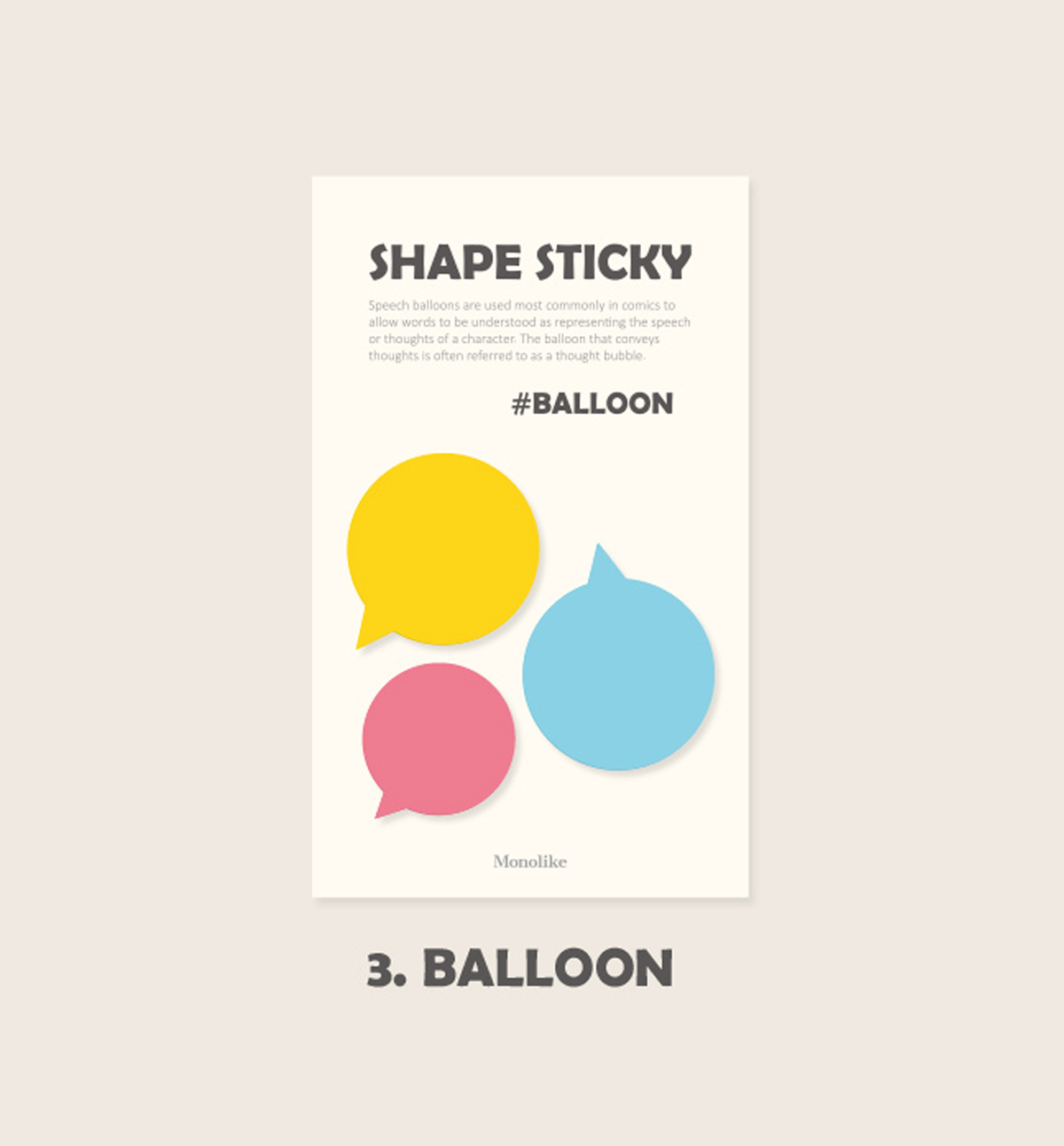 Shape Infographic Sticky Note
