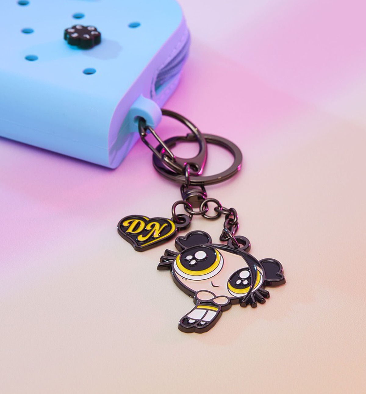 The PowerPuff Girl x NewJeans Metal Keyring [Limited Edition]