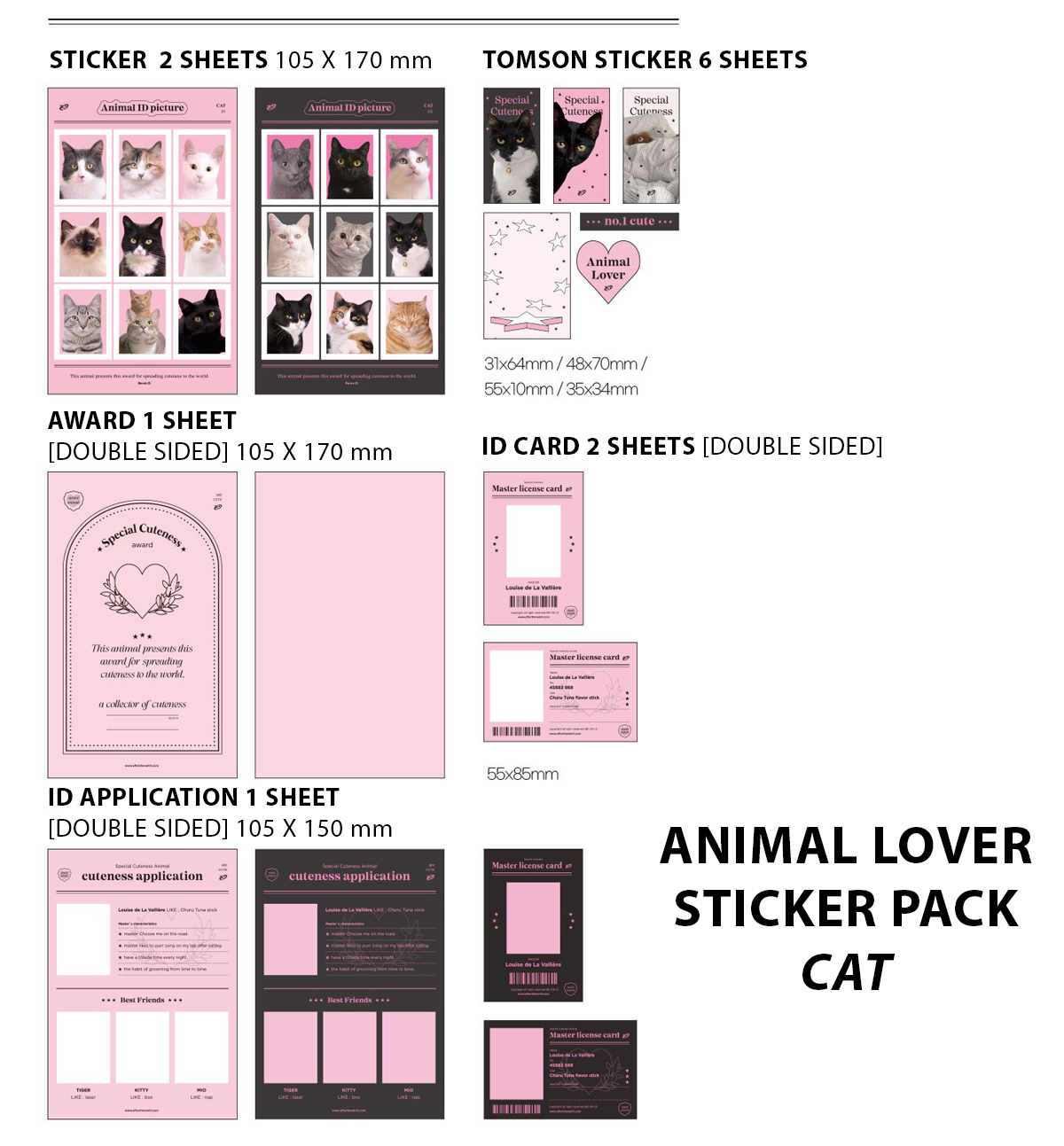 Animal Lover Sticker Pack