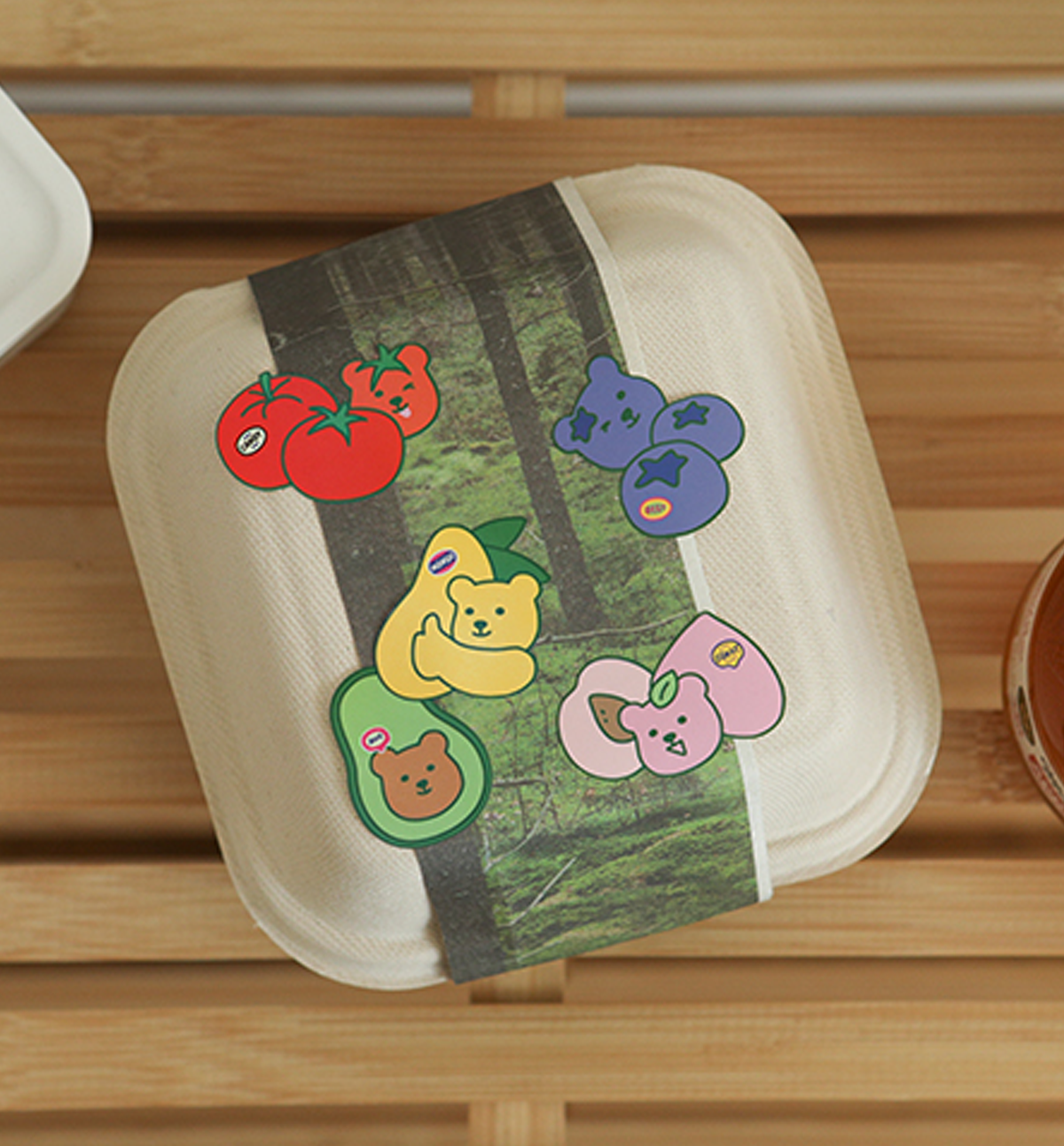 Jelly Bear Roll Sticker [Fruit]