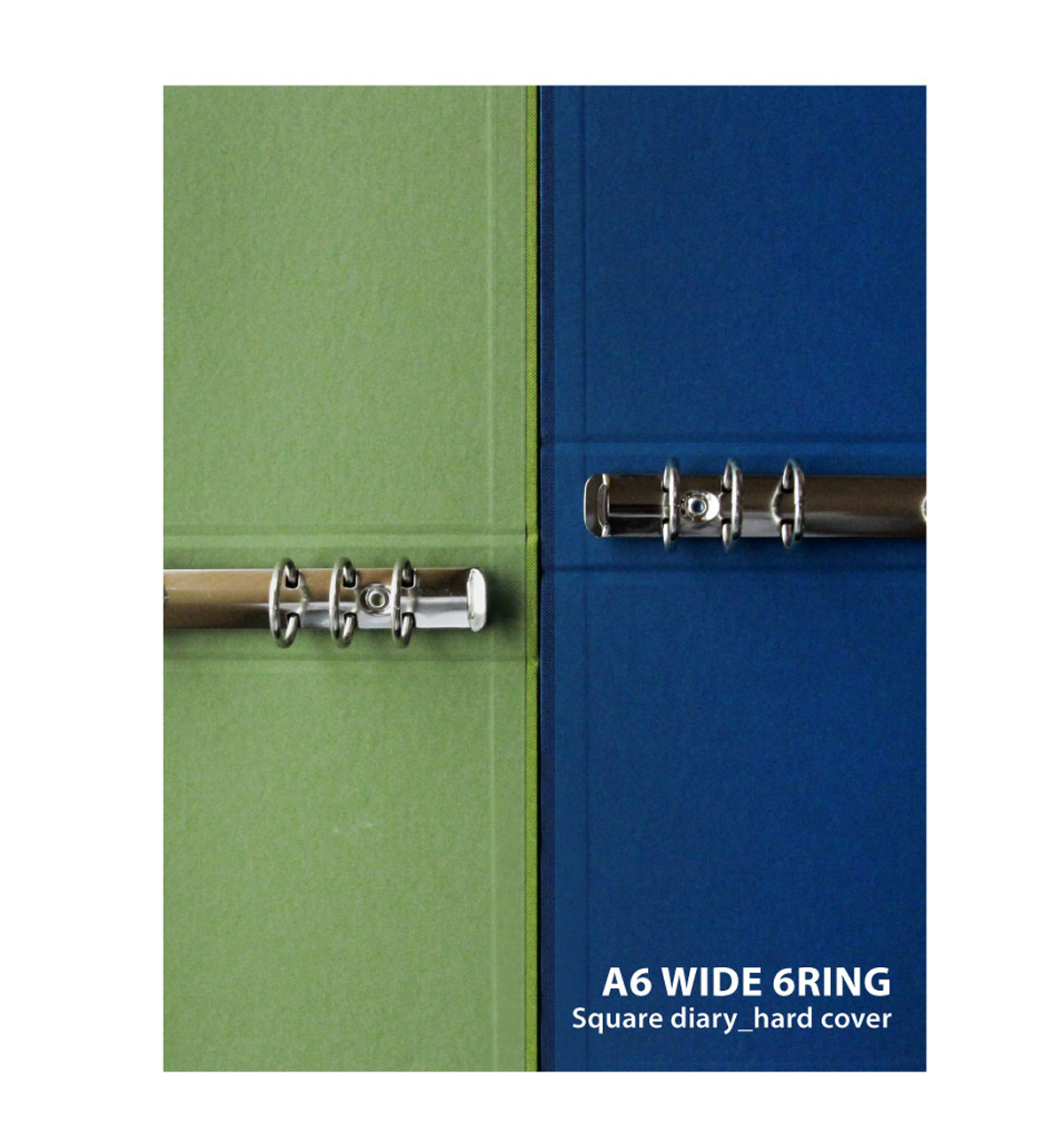 Square Diary Hard Cover [A6 Wide]