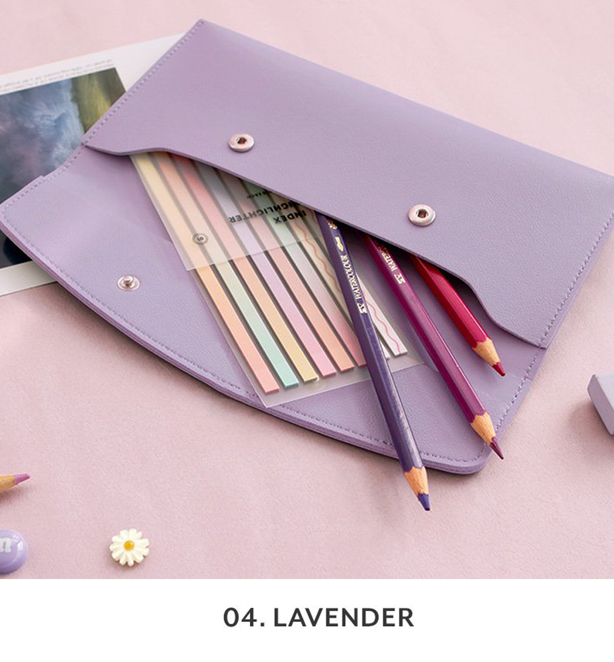 Journey Flat Pen Case [8 Colors]