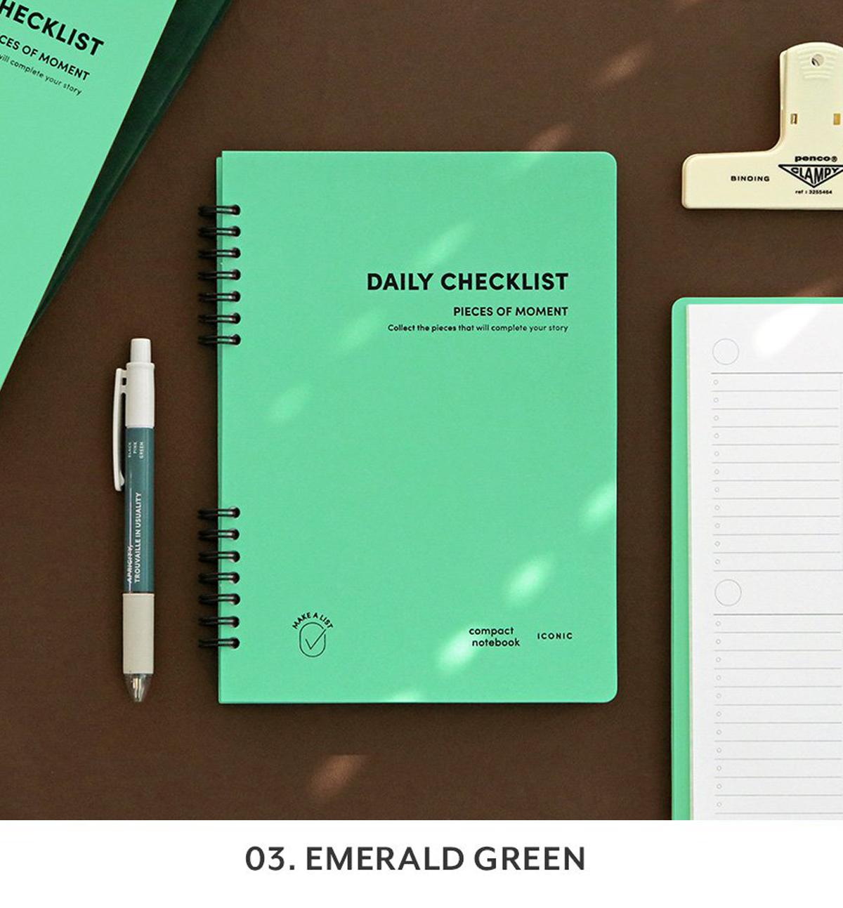 A5 Compact Daily Checklist Notebook [4 Colors]