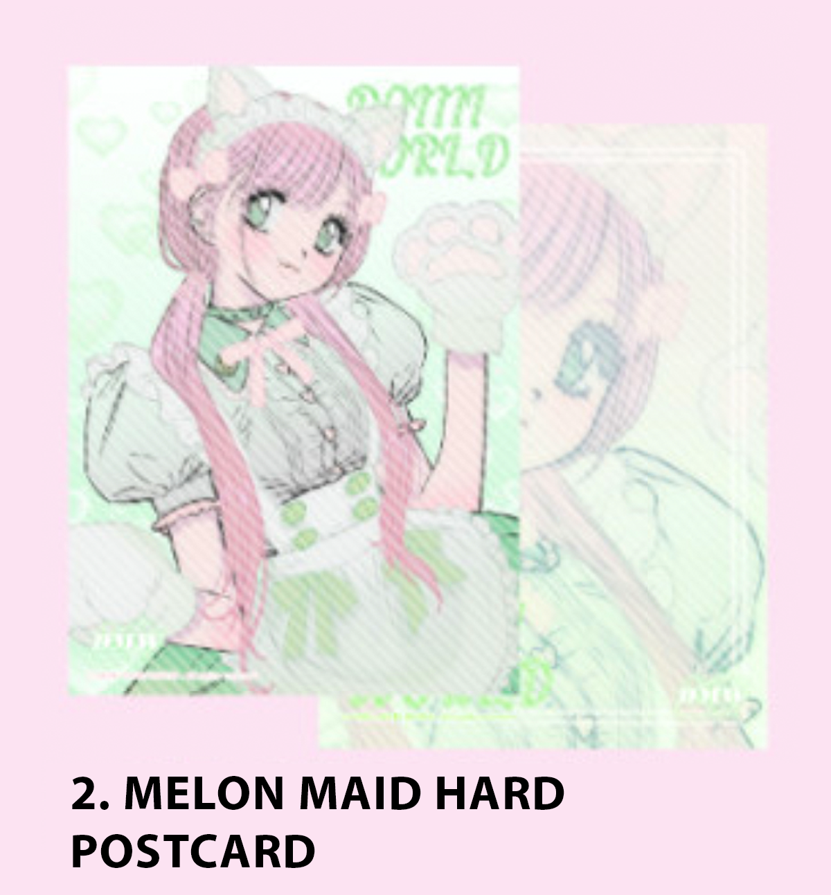 Domi World Maid Hard Postcards [6 Designs]