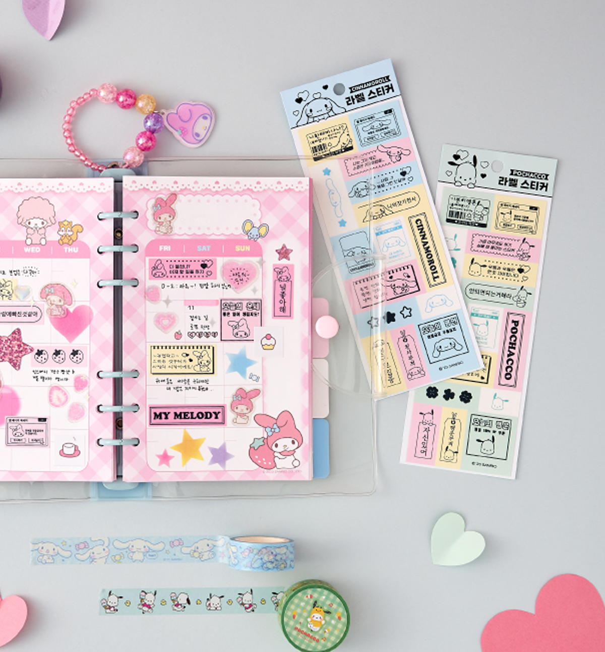 Sanrio Label Seal Sticker [4 Designs]