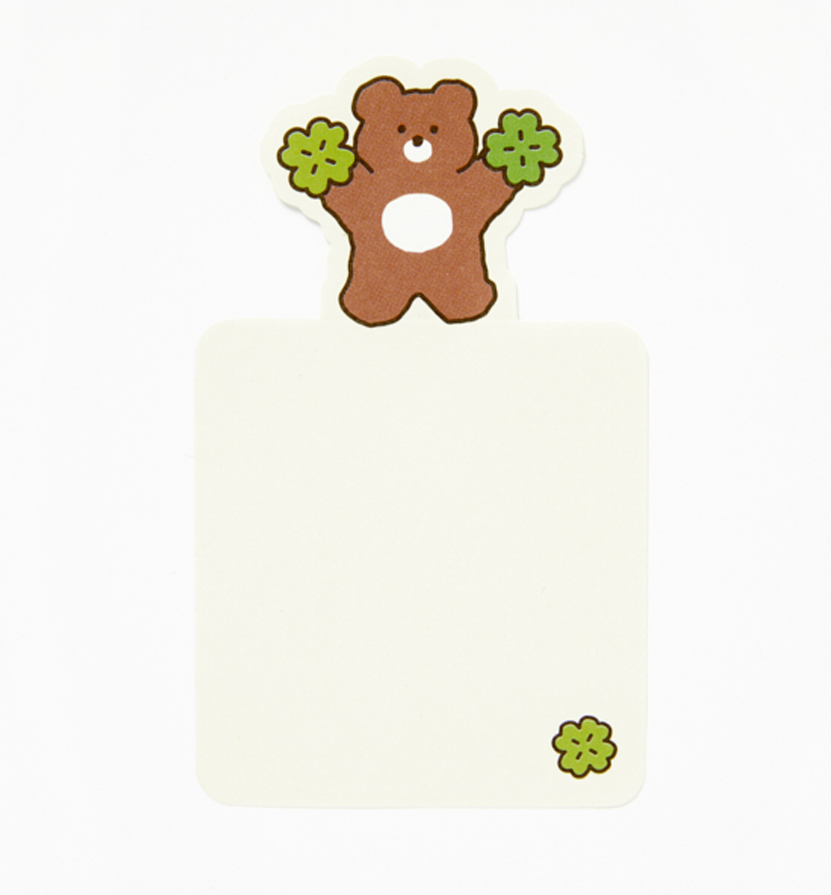 Clover Bear Sticky Note