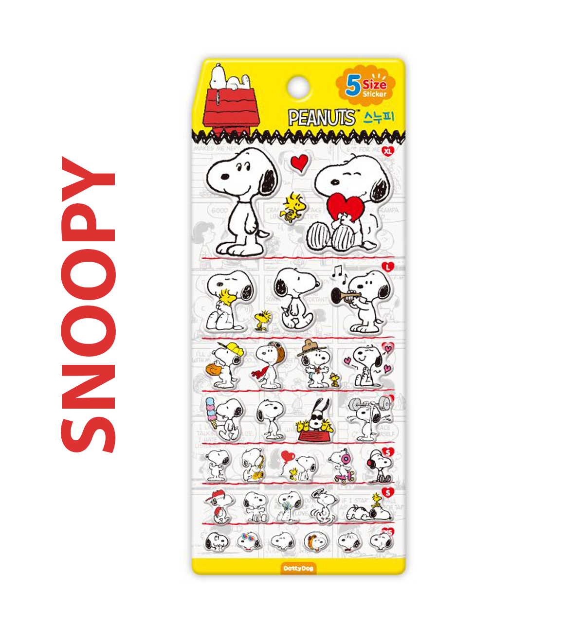 Peanuts Snoopy Marshmallow Sticker