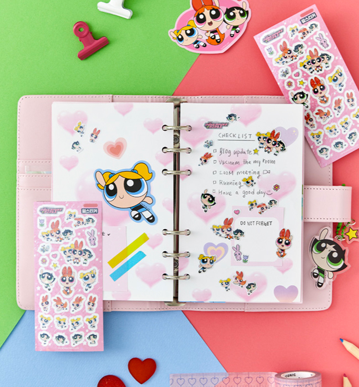 Powerpuff Girls Pearl Seal Sticker
