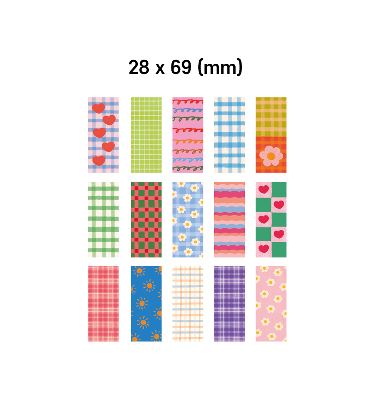 Unmatched Friends Pattern Sticker Pack Ver. 2 [102 Stickers]