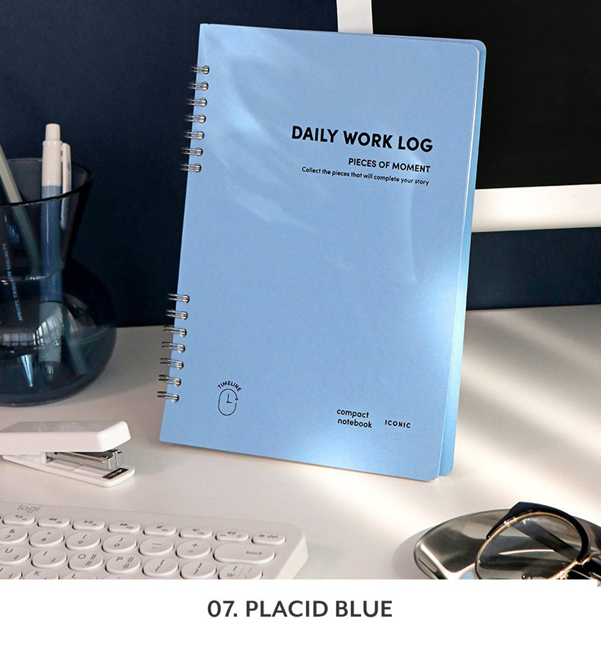 A5 Compact Daily Work Log Notebook [4 Colors]