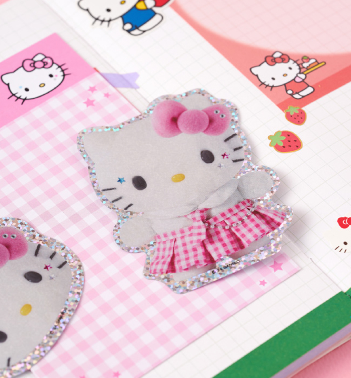 High Teen Hello Kitty Hologram Big Sticker Set