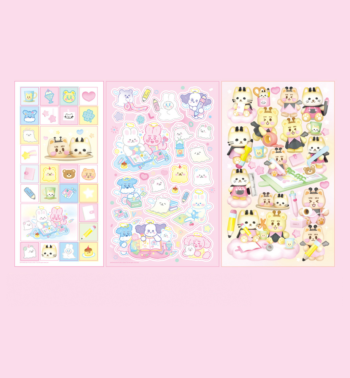 Moitoi x Poomppom Collaboration Pack [12 Stickers]