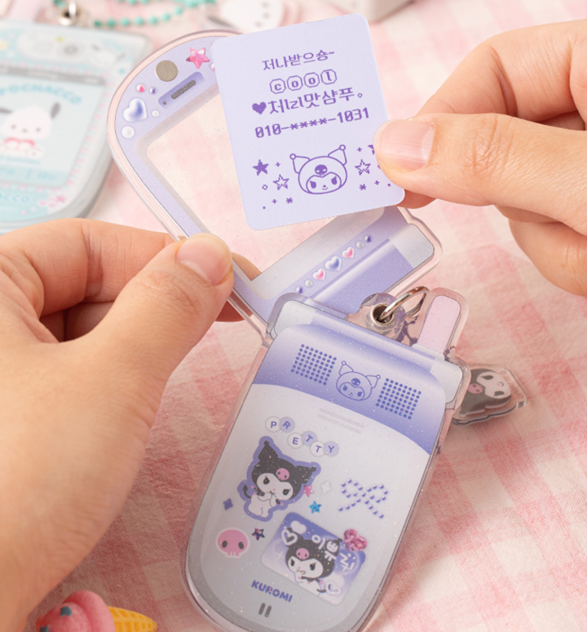 Sanrio Y2K Phone Photo Keyring Charm [4 Designs]