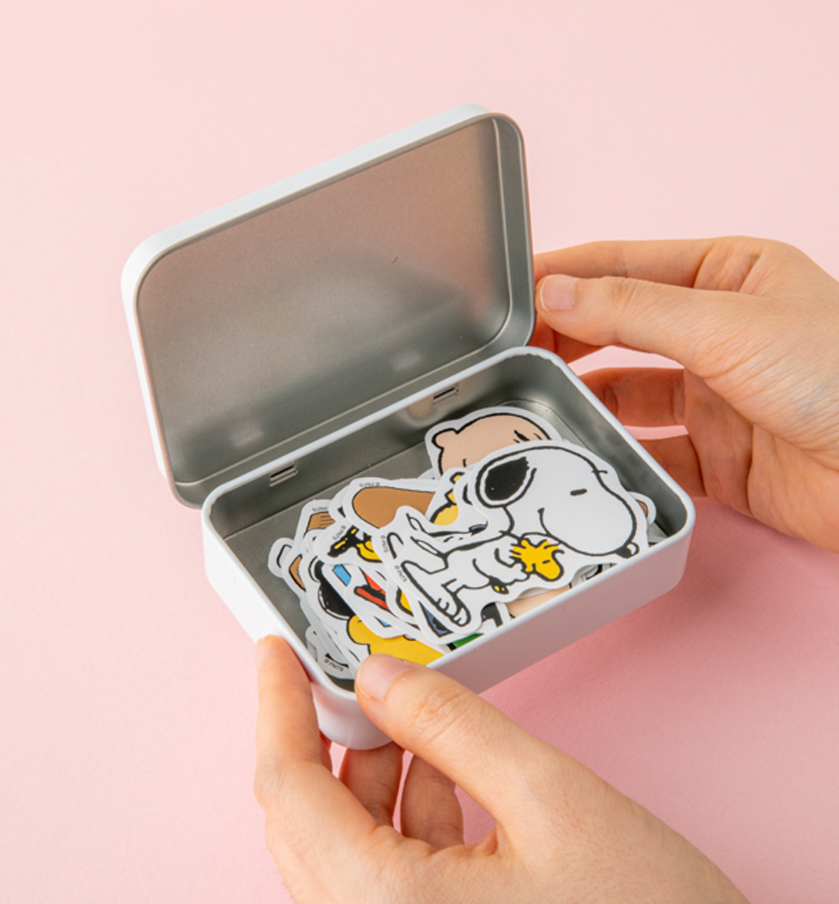 Snoopy & Friends Tin Case Sticker Pack [40 Stickers]