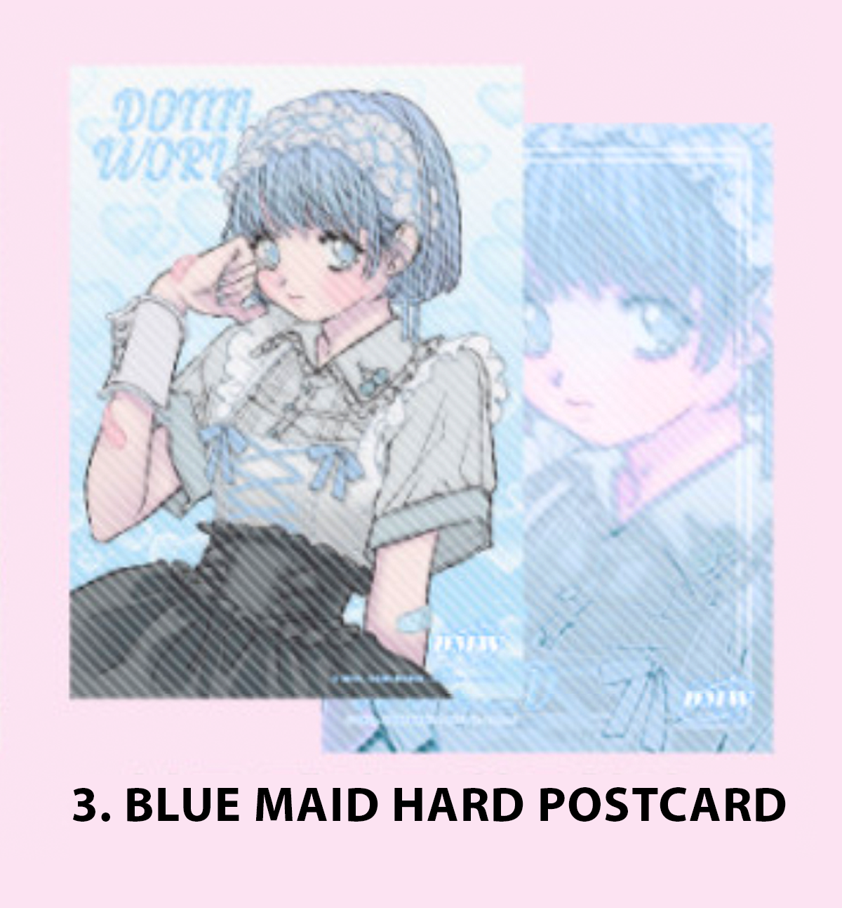 Domi World Maid Hard Postcards [6 Designs]