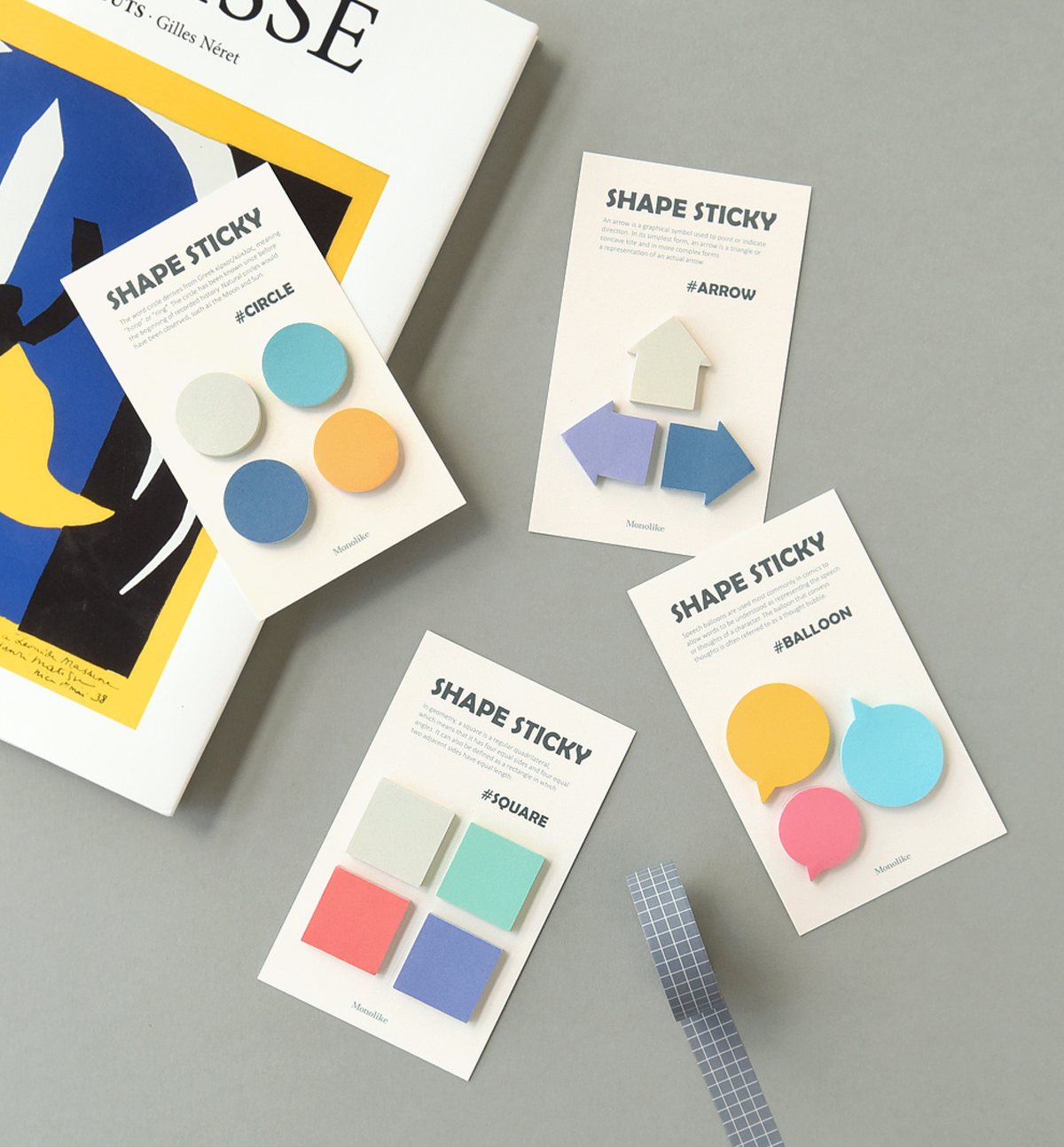 Shape Infographic Sticky Note